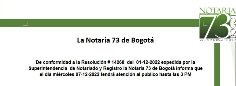 Pre-Apostilla – :: Notaria 73 de Bogotá