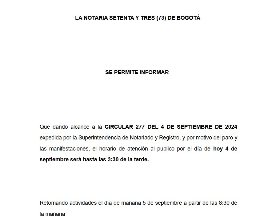 :: Notaria 73 de Bogotá :: – Notaria73 Victoria Bernal Trujillo.